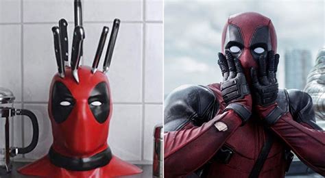 Deadpool Knife Block Popsugar Entertainment