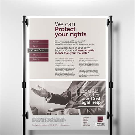 Law Firm Poster Template In Psd Ai And Vector Brandpacks