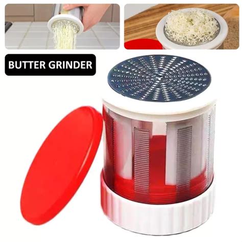 Cheese Grater Stainless Steel Butter Grinder Efficient Mincer Fruits