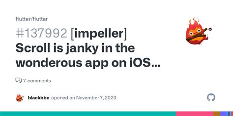 [impeller] scroll is janky in the wonderous app on ios when enable the