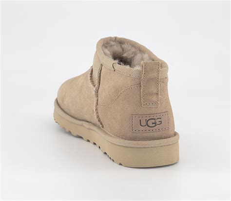 Ugg Classic Ultra Mini Boots Driftwood Womens Ankle Boots