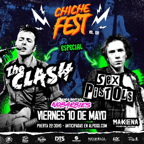 Chiche Fest The Clash Y Sex Pistols