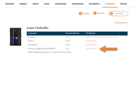 Luxor Wireless Linking Module Update Process Fx Luminaire
