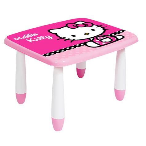 Table Smile Rectangulaire Hello Kitty Sotufab Plast