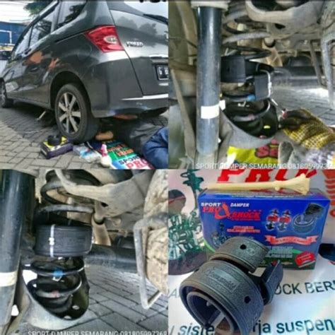 Jual KARET DAMPER HONDA FREED Sepaket Depan 2cm Belakang 2 5cm Garansi 1 Th Kota Semarang