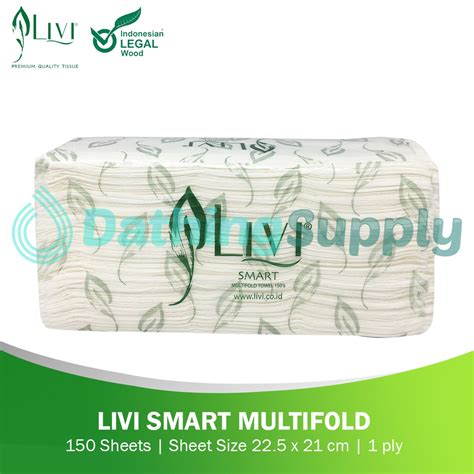 Tissue Livi Evo Smart Multifold Towel 150 Sheets Shopee Indonesia