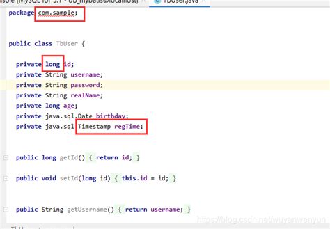Idea 使用 使用ideamysql连接数据库，并生成实体类idea生成数据库实体类 Csdn博客