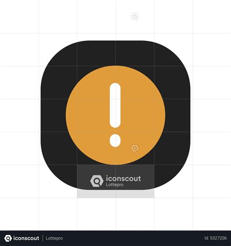 Warning Animated Icon Download In Json Lottie Or Mp4 Format