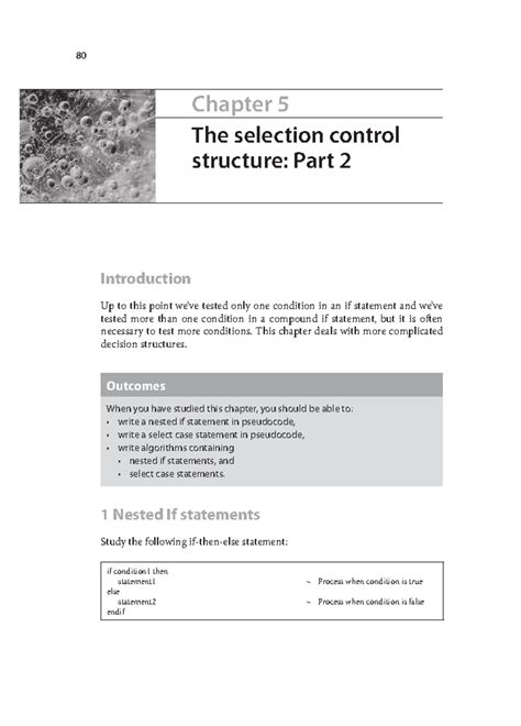 Chapter 5 The Selection Control Structure Part 2 Ed 3 Bpp Studocu