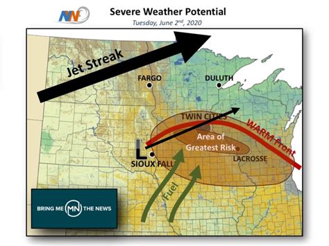Increasing Threat Of Severe Weather In Southern Minnesota Tuesday