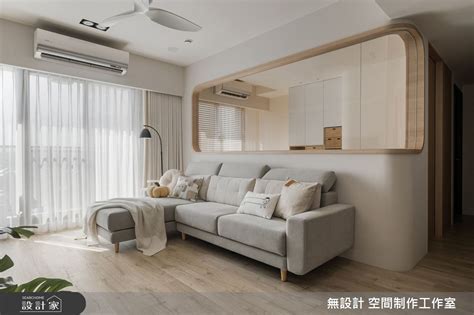 24坪預售屋混搭風客廳案例圖片無設計 空間制作工作室無設計31之8－設計家 Searchome