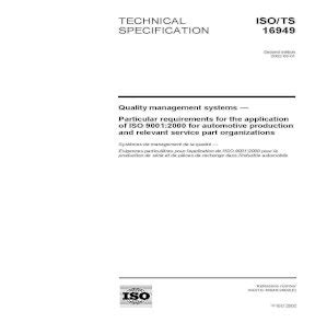 Tiêu chuẩn iso ts 16949 2002