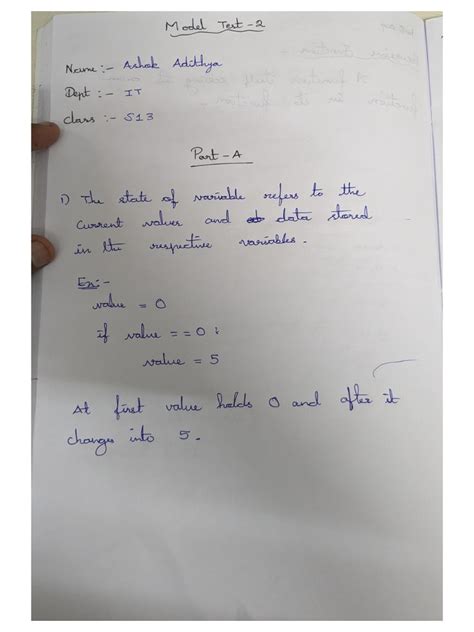 Ashok Adithya Python Model 2 Pdf