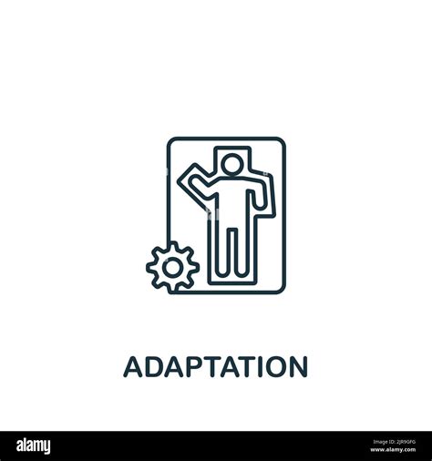 Adaptation Icon Line Simple Psychology Icon For Templates Web Design