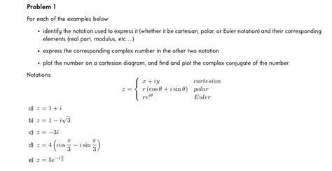 Solved Problem For Each Of The Examples Belowidentify The Chegg