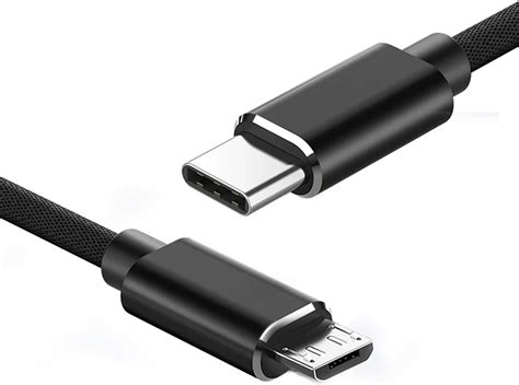 3ft Micro Usb To Usb C Cable Usb 20 Type C To Usb Micro B