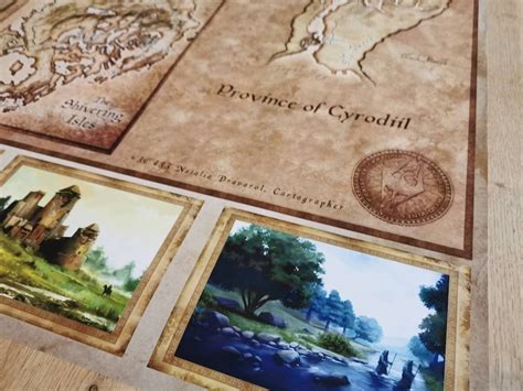 Oblivion Cyrodiil Province Map The Elder Scrolls 4 High Etsy Uk