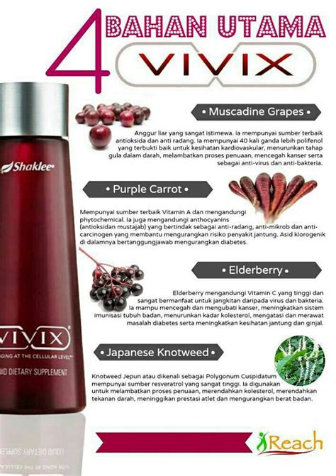 10 Kebaikan Vivix Shklee Untuk Kesihatan Dan Kecantikan Vitavitamin Shop