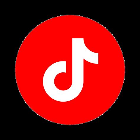 Tiktok Logo Red Téléchargement Gratuit