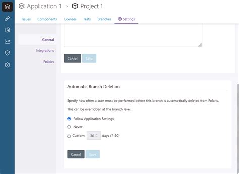 Create And Manage Branches In A Project Dev Portal