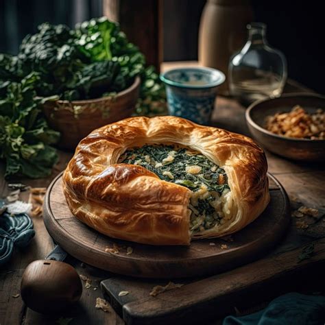 Savory Golden Börek Traditional Turkish Pastry With Cheese Filling