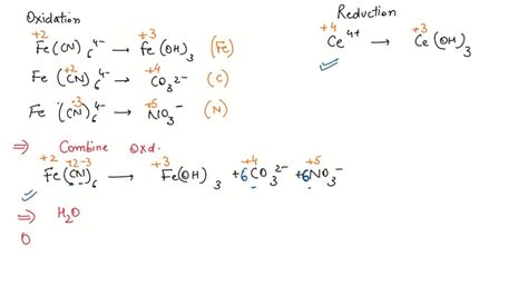 SOLVED Balance The Following Redox Reaction In An Alkaline Solution By The Half Reaction Method