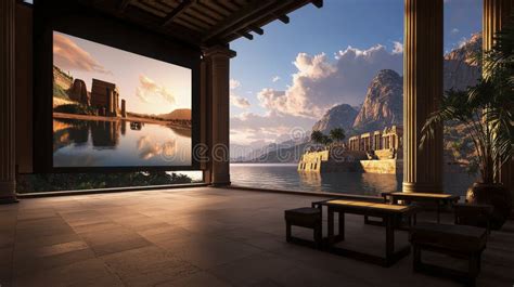 Virtual Classroom Experience Hyperrealistic Environment Stunning Views