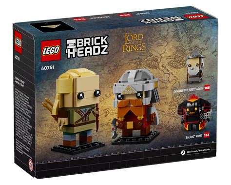 Lego Set 40751 1 Legolas And Gimli 2024 Brickheadz Rebrickable