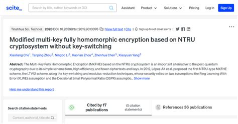 Modified Multi Key Fully Homomorphic Encryption Based On Ntru