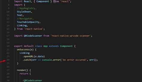Get Error While Scanning Barcode · Issue 75 · Moaazsidatreact Native