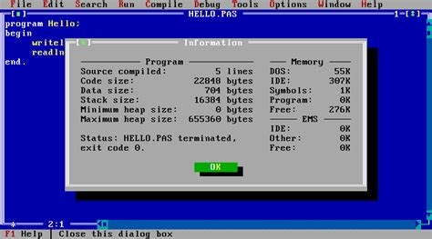 Ui Museum Turbo Pascal 71
