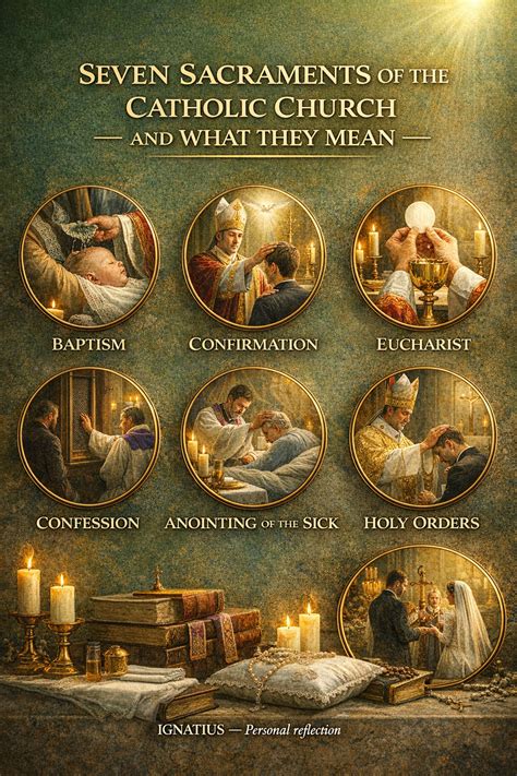 Ignatius Seven Sacraments Of The Catholic Church And What They Mean