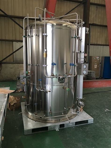 Stainless Steel 2m3 3m3 5m3 Microbulk Tanks For Cryogenic Liquid Oxygen