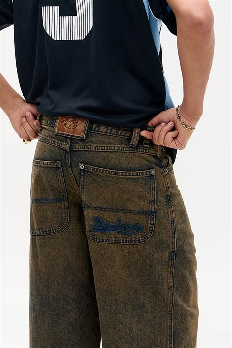 Dickies Brown Big Daddy Denim Jeans Urban Outfitters Uk