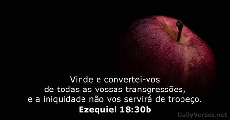 24 De Setembro De 2022 Versículo Da Bíblia Do Dia Ezequiel 1830b