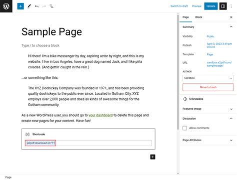 WordPress Page Post ACF PDF Generator Documentation E Pdf Export PDF Tool For WordPress