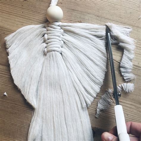 Beginners Macrame Kit Christmas Angel Learn How To Make Your Own