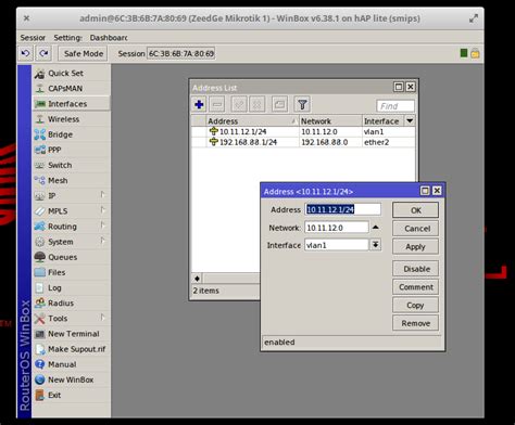 Konfigurasi Vlan Pada Mikrotik Konfigurasi Vlan Pada Mikrotik