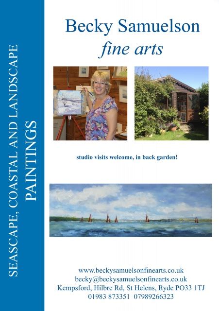 Isle Of Wight Art Galleries Becky Samuelson News