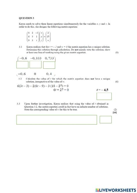 Higher Math Pap… Free Interactive Worksheets 1451727