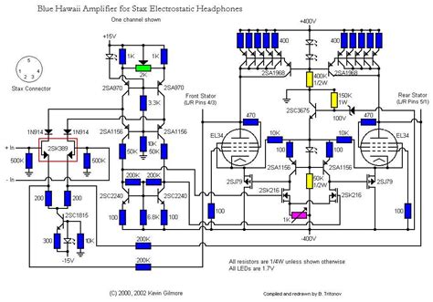 A Detailed Schematic Of A Tube Based Headphone Amplifier