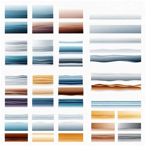 A Series Of Different Colored Squares With Different Colors Premium Ai Generated Vector