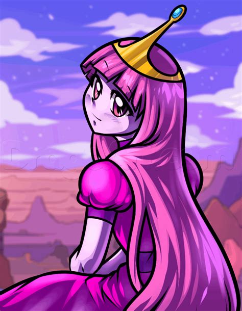Princess Bubblegum From Adventure Time Tutorial By Dragoart On Deviantart