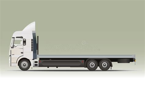 White Truck Side