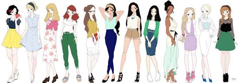 迪士尼的公主们，p站同人插画图片 Bobopic