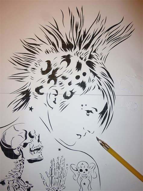 Small Nude Punk Stencil Detail Mittenimwald Flickr