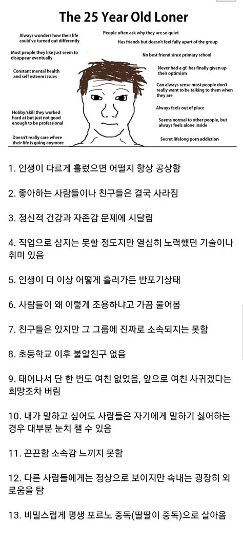 공감가는 해외의 25살 모쏠남 밈 인스티즈 Instiz 이슈 카테고리
