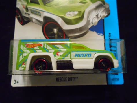 Hw Hot Wheels Chasse Au Trésor 2014 Hw City 47 250 Fire Rescue Duty