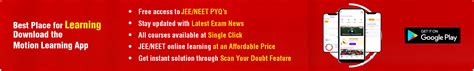 Benefits Of Motion App For Iit Jee Neet Exam Preparation
