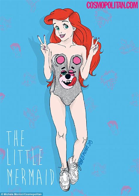 Disney Princesses Reimagined As Miley Cyrus Daily Mail Online